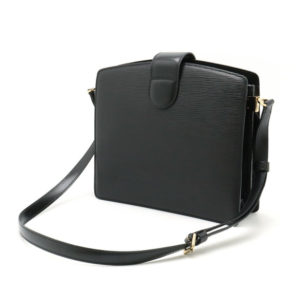 Louis Vuitton | Bags | Louis Vuitton Capuchin Bag Black Epi Shoulder ...